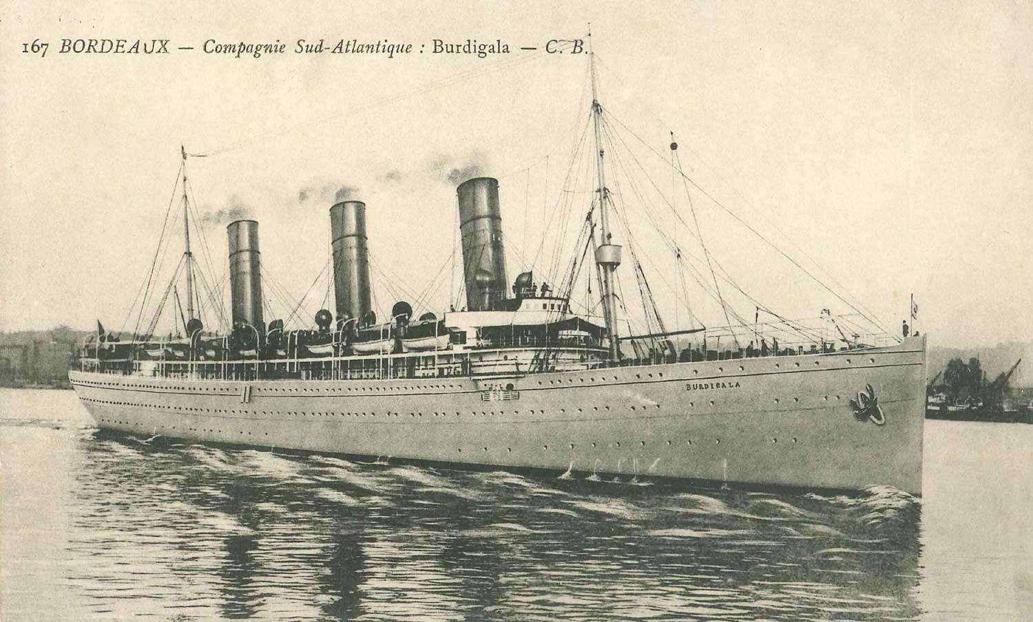 Ναυάγιο Γαλλικό υπερωκεάνειο S/S Burdigala (πρώην γερμανικό S/S Kaiser ...